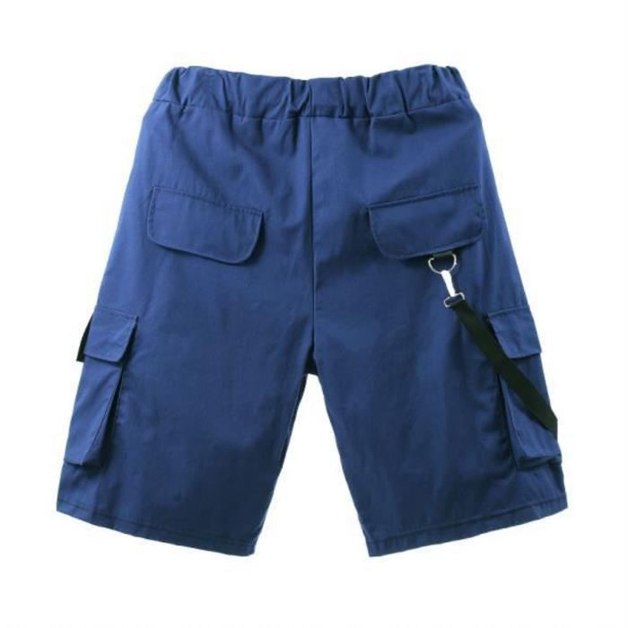 Short Fashion Man Veralls Court Décontracté Solide Taille Haute De ...