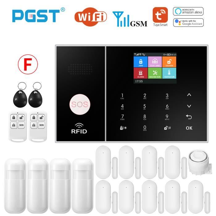 Kit Alarme de Sécurité - RUMOCOVO - PG105-2G - Wifi GSM 2G - 99 Zones ...