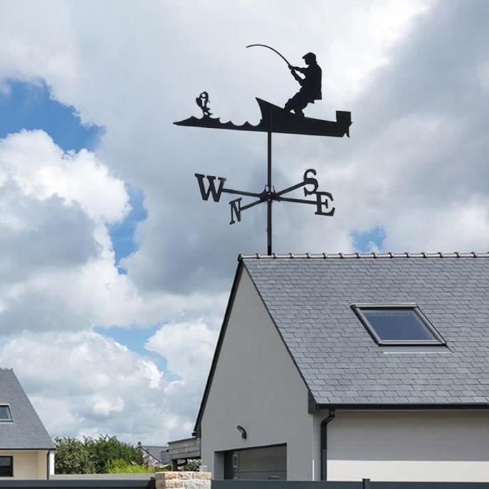 Girouette en acier inoxydable - SALUTUYA - Durable - Rétro - Scène de ...