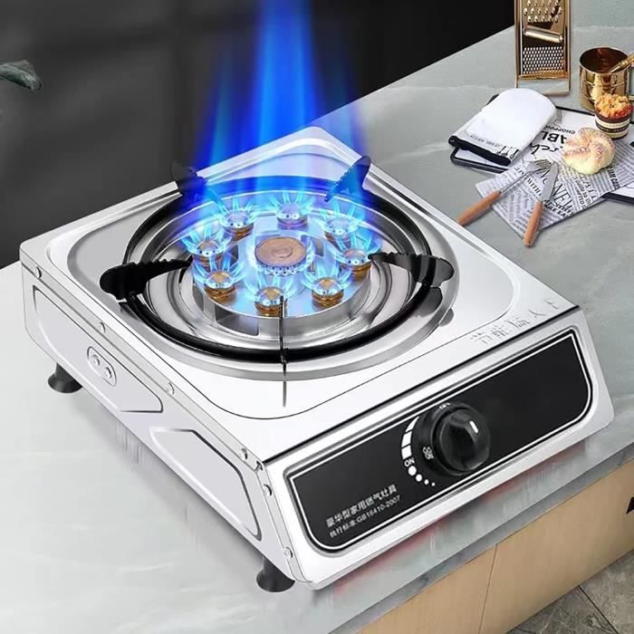 Gas Hob Portable Nine Chamber Fire Light Stainless Steel Gas Stove For ...