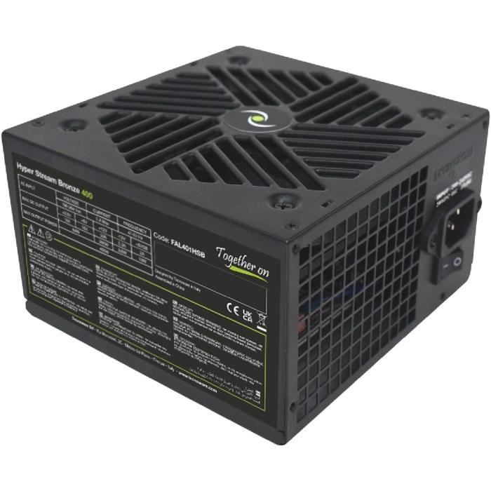 Tecnoware Alimentation Atx Hyper Stream Bronze 400W,Ventilateur ...