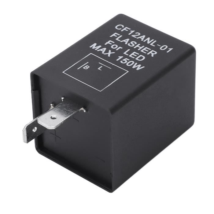 Relais clignotant - TMISHION - CF12 - 2 broches - 10A - 0,1W à 150W ...