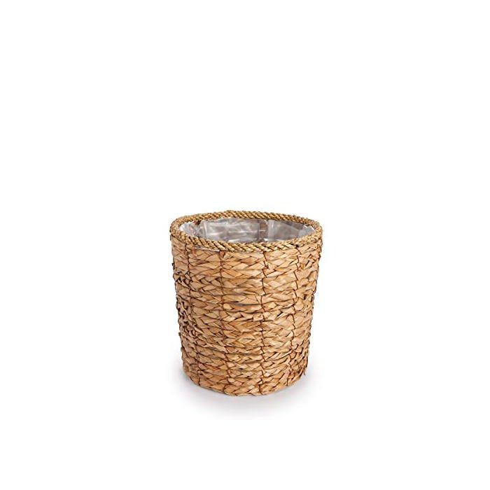 Cache-pot en osier - Paco Home - 32.5x32.5x32.9 cm - Nature - Lot de 4 ...