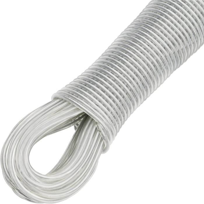 ®Corde À Linge Avec Noyau En Acier Pour L'Extérieur Très Résistante ...