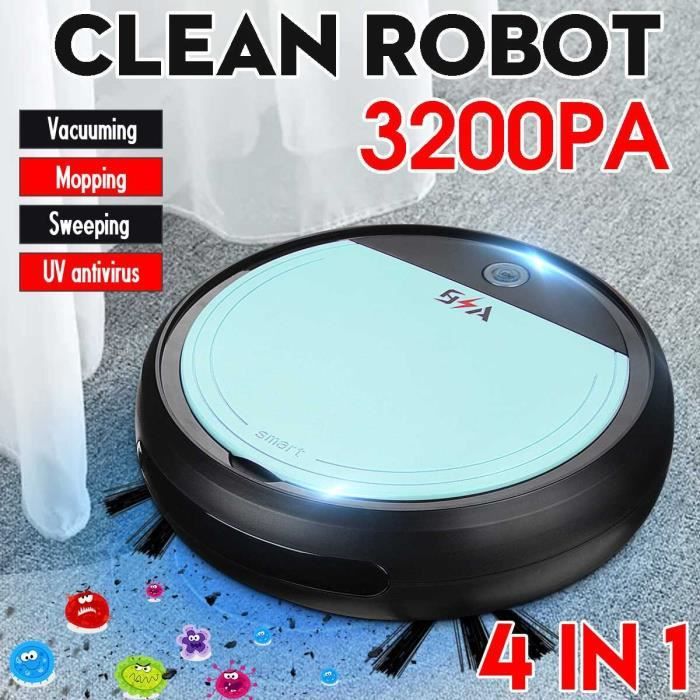 HT39752-BALAYEUSE.Aspirateur Robot à balayage automatique sans fil ...