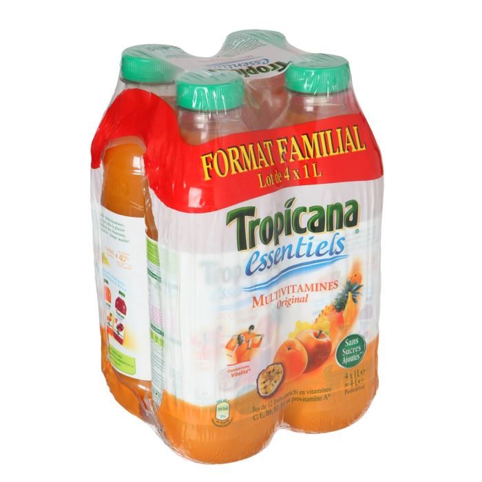 TROPICANA Pure Premium Multivitaminé 4x1L (x1) - Cdiscount Au quotidien