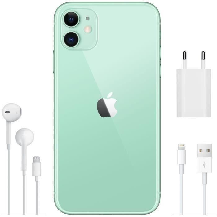APPLE iPhone 11 64Go Vert - Reconditionné - Excellent état - Cdiscount ...