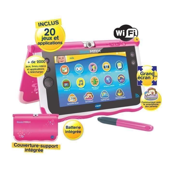 VTECH - Console Storio Max 7" Rose - Tablette Éducative Enfant 7 Pouces ...