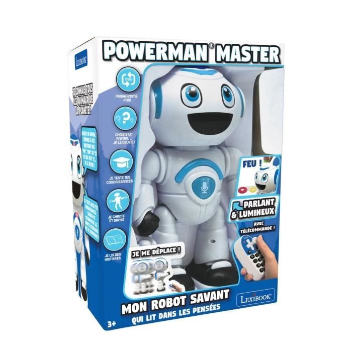 Robot Programmable POWERMAN® MASTER - LEXIBOOK - Quiz, Musique, Jeux ...