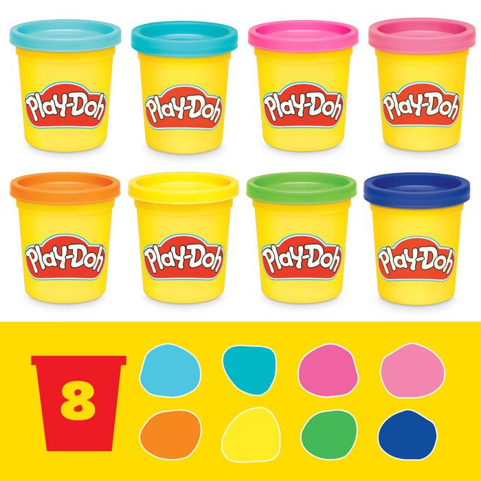 Playdoh 4 mini coffrets classiques, Coffret coiffeur, vétérinaire ...