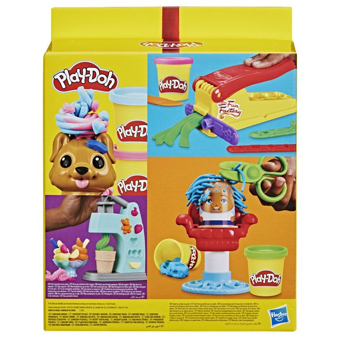 Playdoh 4 mini coffrets classiques, Coffret coiffeur, vétérinaire ...