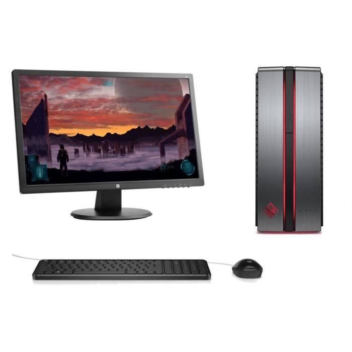 HP PC GAMER OMEN - 870275nf -RAM 16GO- Windows 10- INTEL CORE I7-7700 ...