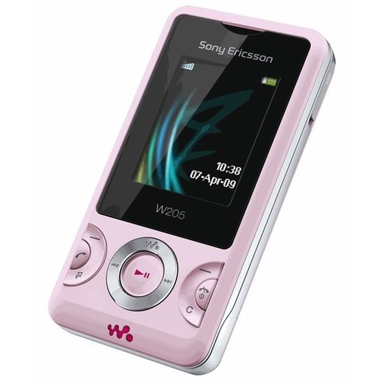 Sony Ericsson W205 Pink - Cdiscount Téléphonie