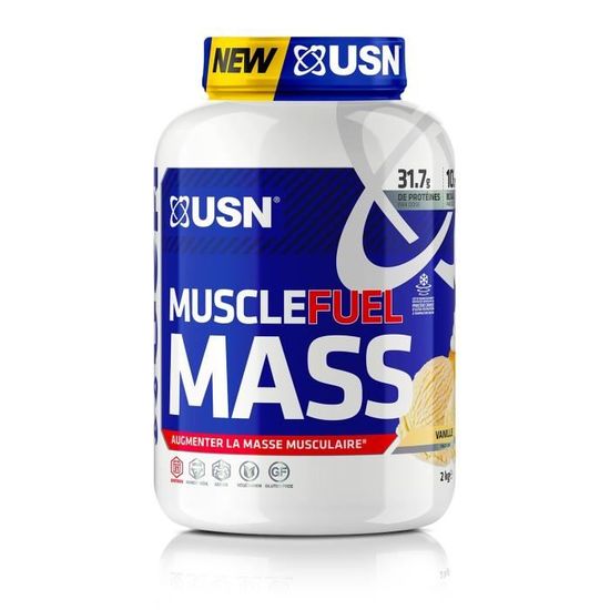 USN Muscle Fuel Mass Vanille 2 kg Prise de Masse - Cdiscount Sport