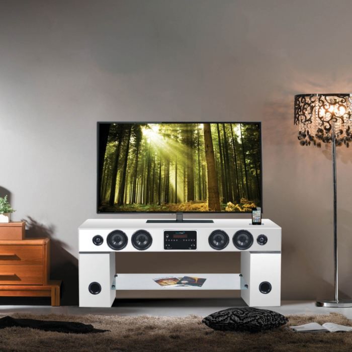 SOUNDVISION SV125 Bluetooth Meuble Audio - Cdiscount TV Son Photo
