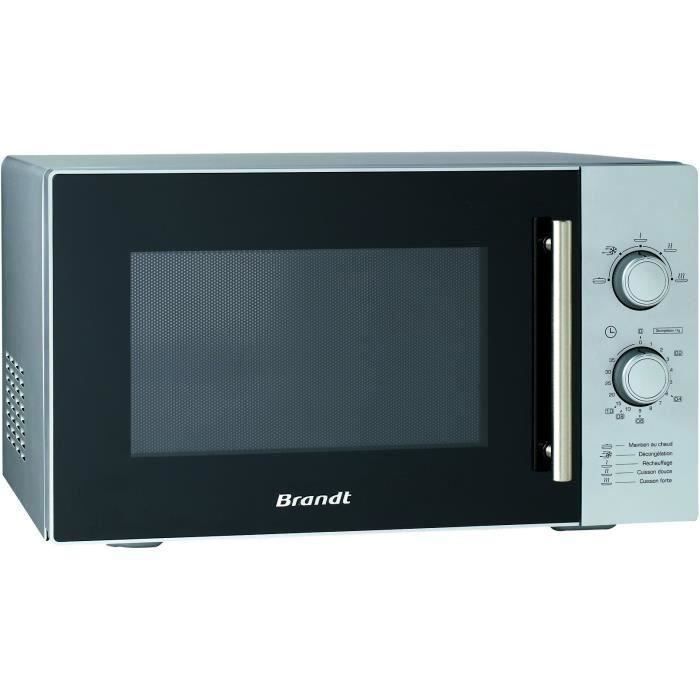 Micro-ondes monofonction pose libre BRANDT SM 2602S silver - 26 L - 900 ...