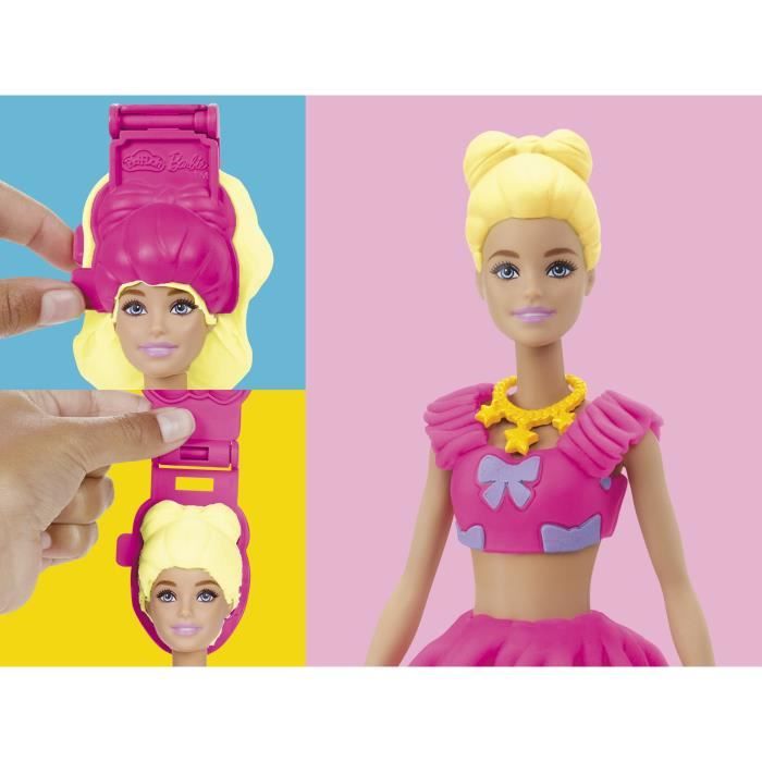 Play-Doh Barbie Dentelles et nœuds, coffret de pâte à modeler ...