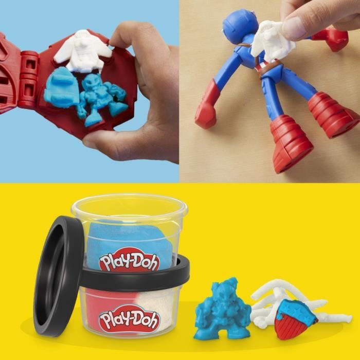 Play-Doh Captain America, coffret Bouclier tamponneur avec figurine ...
