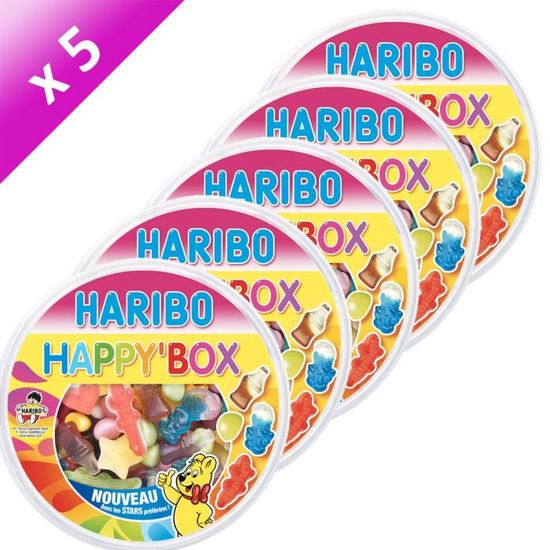 HARIBO Happy Box 5X600g - Cdiscount Au quotidien