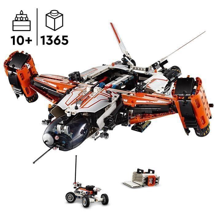 LEGO Technic 42181 Le Vaisseau Spatial Cargo VTOL LT81, Jouet de ...