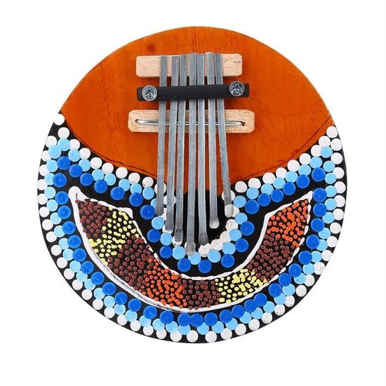 SALALIS Mbira africain Instrument de musique portatif de Piano de pouce ...