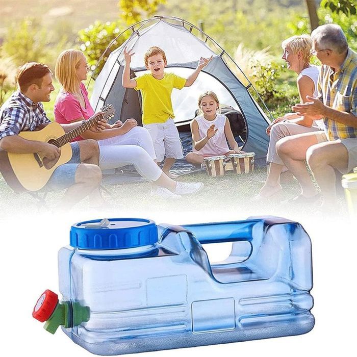 Bidon d'eau 5,5 l avec robinet, bidon d'eau de camping, récipient d'eau ...
