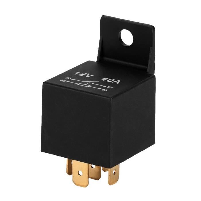 HAI relais à 5 broches 5 broches 12V 30A/40A étanche aux intempéries ...