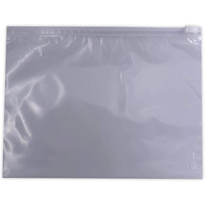 Lot de 50, Sac congélation- sachet alimentaire a curseur 25 X 18 cm ...