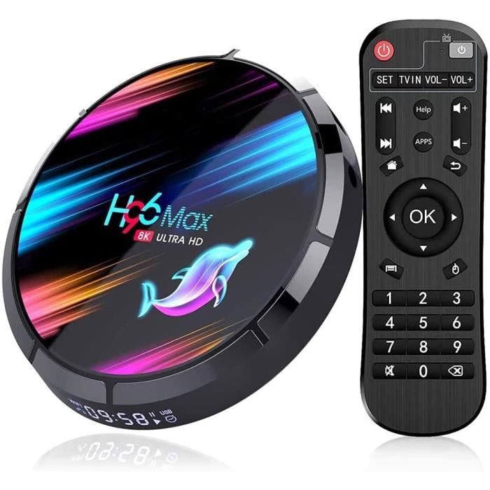 Tv boxAndroid 9.0 TV Box, H96 MAX Media Player Amlogic S905X3 64-bit ...