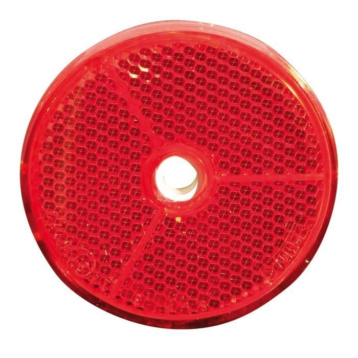 Catadioptre rond rouge - Cdiscount Auto