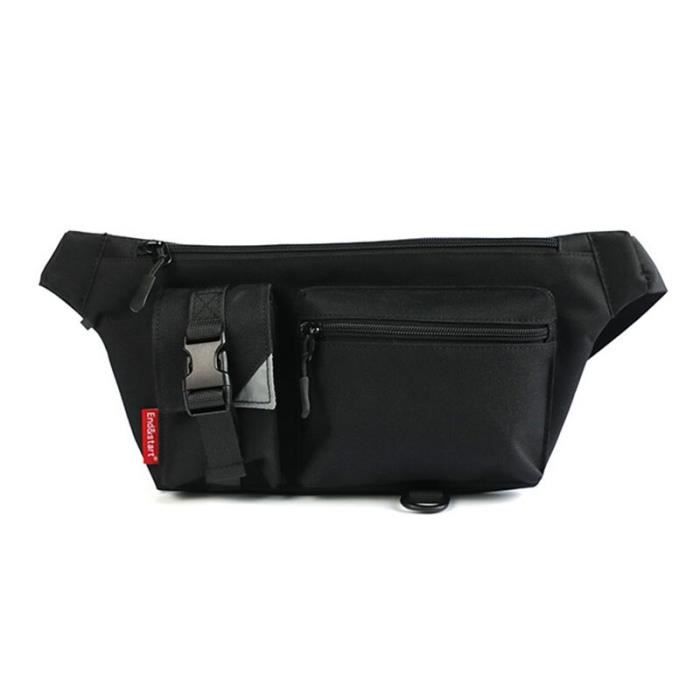 Sac banane,Oxford pour hommes,petits taille de marque,tte de Hip Hop pour femmes,tendance- Black ...