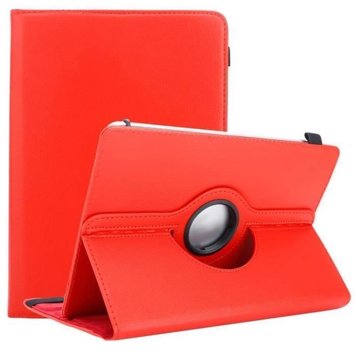 Coque pour Lenovo Tab P10 (10.1 Zoll) Etui en ROUGE Housse Case Cover ...
