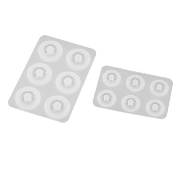 2 Pièces Modèle à Bijoux Silicone Forme Perles DIY pour Fabrication de ...