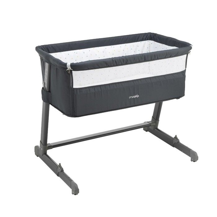 Berceau Cododo MAÏKA - Gris Anthracite - 85x46cm - Matelas inclus - 5 ...