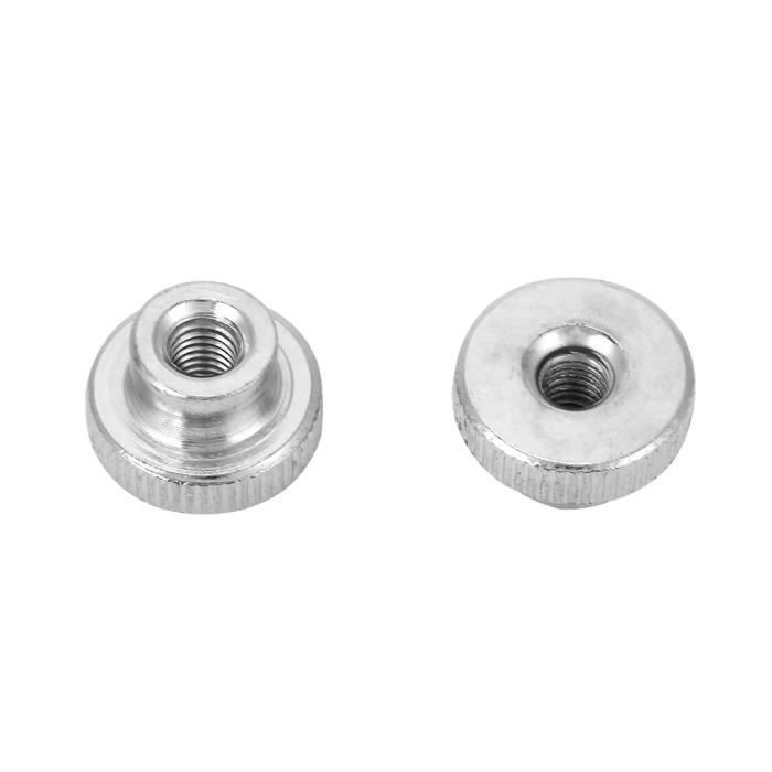 SALUTUYA crou de poignée M3 M4 M5 M6 M8 M10 en acier au carbone nickelé à serrer à la main les ...