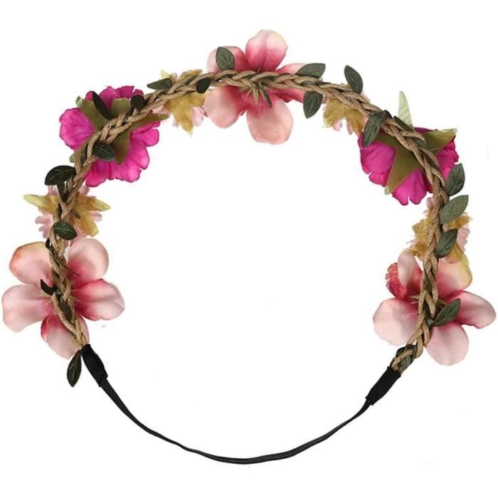 Dinglong Maman Et Moi BOHO Style Artificielle Faux Fleur Bandeau Roses ...