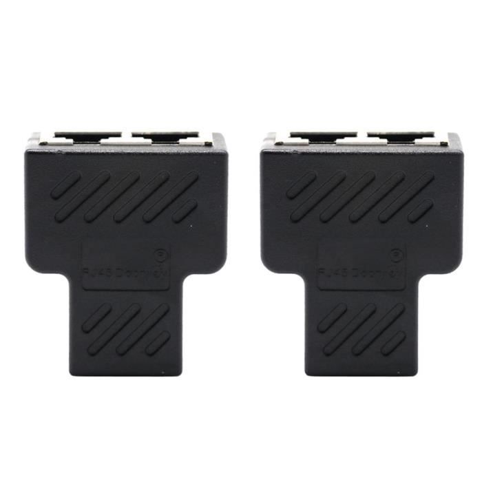 Câble Ethernet RJ45 LAN de 1 à 2 Ports Connecteur Réseau Splitter ...