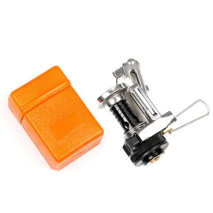 1 -Mini réchaud de Camping pliant, fourneau à gaz d'extérieur, fourneau ...