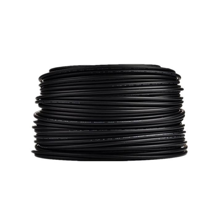 Black-3M-AWG13-2.5mm2 -Câble photovoltaïque 2,5 mm2,4 mm2,6 mm2,câble d ...