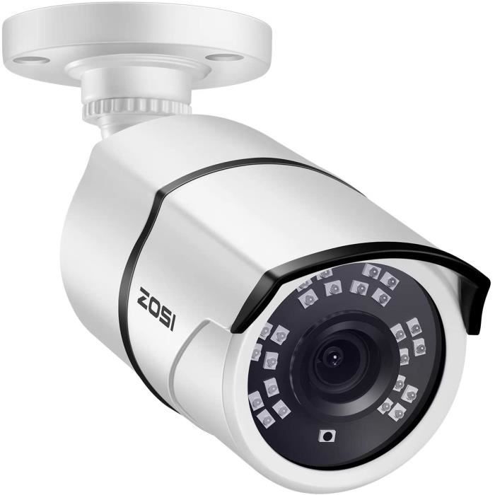 ZOSI H.265+ 5MP PoE Camera IP Vidéo Surveillance Extérieure Vision ...