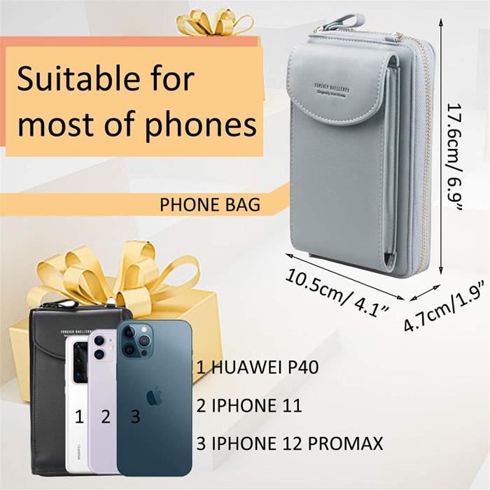 Sac pour Mobile téléphone Portable Mini Sacs bandoulière Réglable ...
