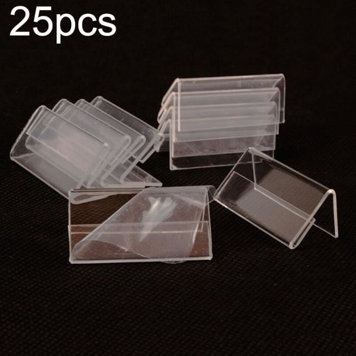 Cadre photo - Acrylique - 25 pièces - Transparent - 20x40mm - Support ...