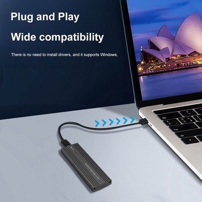 SSD à Double Protocole NVME/SATA 10Gbit/S BoîTier SSD USB 3.1Type Vers ...