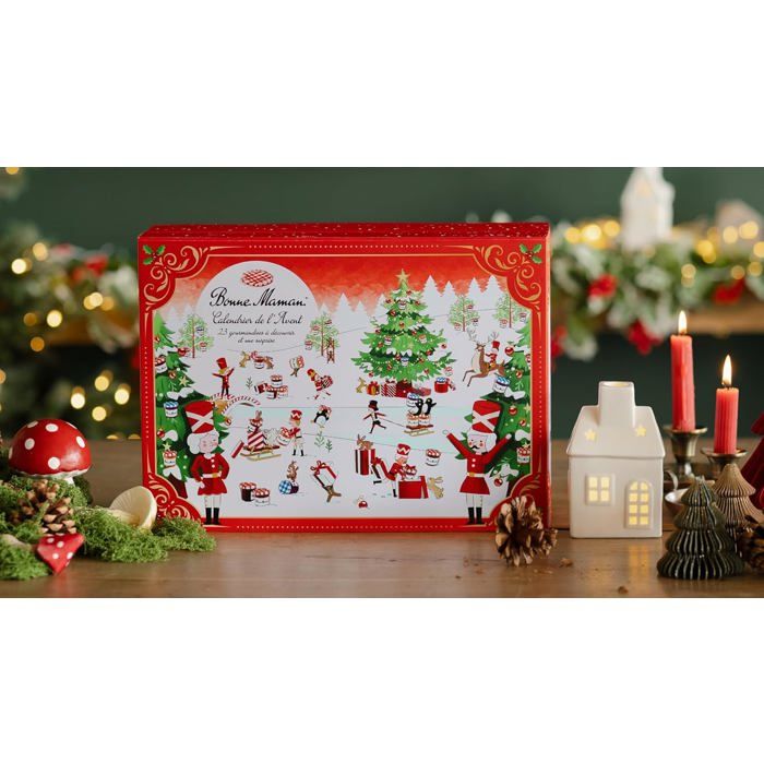 Calendrier l'avent Bonne Maman édition limitée 2025, 24 gourmandises ...