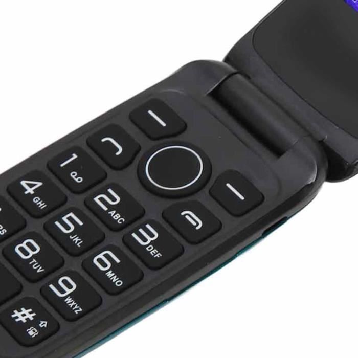 Téléphone À Clapet Téléphone Portable À Clapet 2G, Double Sim, 1200 Mah ...