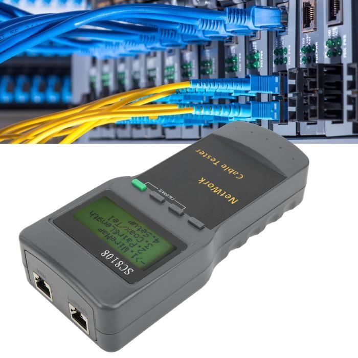 Qqmora Testeur de Câble Internet RJ45 Continuité de l'Internet pour ...