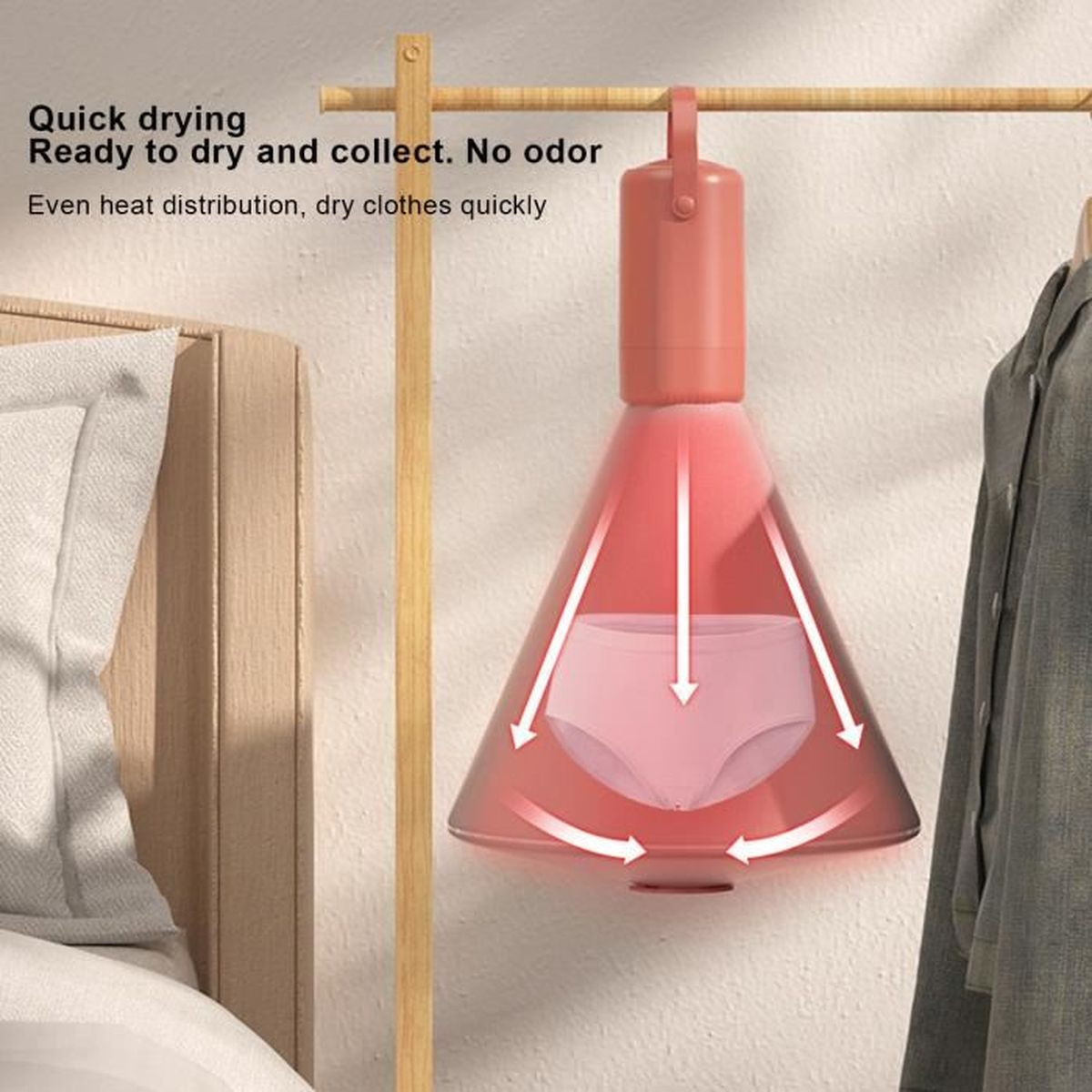 EJ.life Petit sèche-linge (Prise UE 220V)Sèche-linge Portable ...