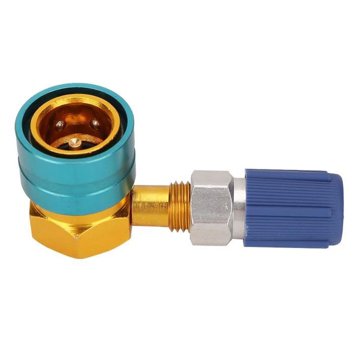 MSA R1234Yf To R134A Mac Refrigerant Coupling Right Angle Simple Liquid ...