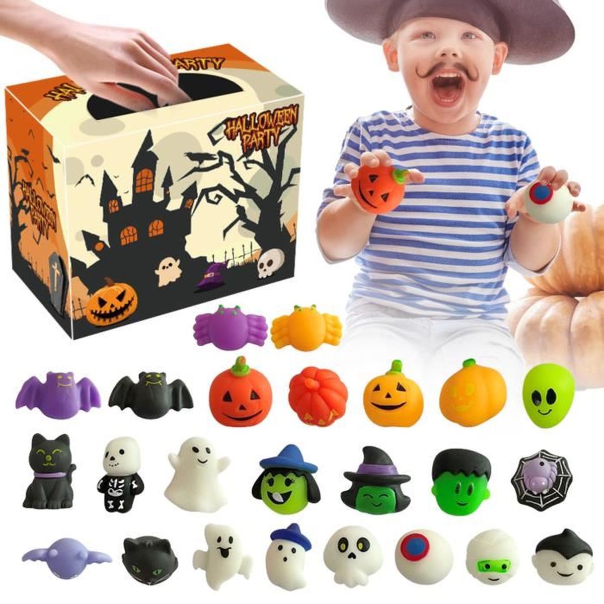Boîte aveugle d'Halloween, calendrier du compte à rebours d'Halloween ...