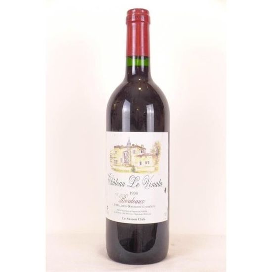 Bordeaux château le vinata savour club les frères pourcel rouge 1998 ...